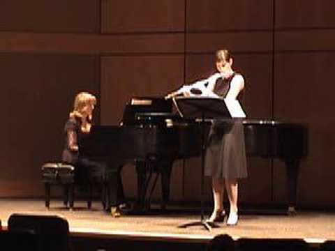 Aaron Copland Duo for Flute and Piano - 2nd and 3rd Movements ...