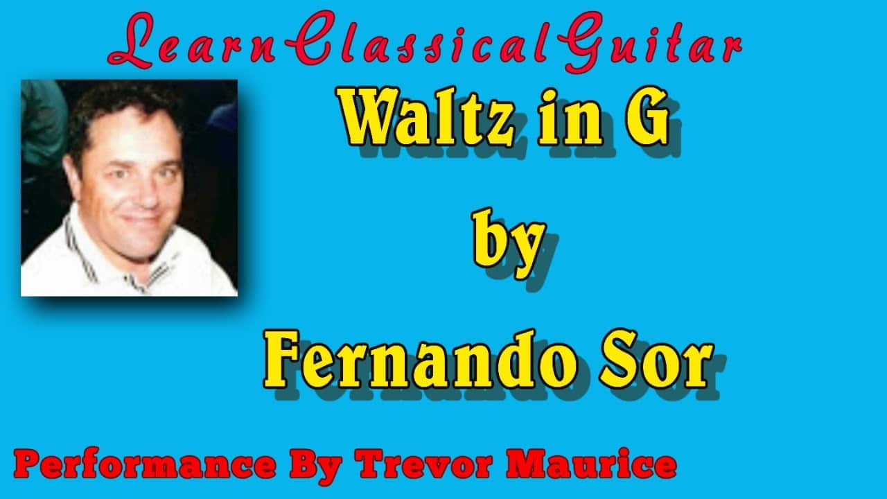 Fernando Sor - Waltz in G Major - Classical Clips