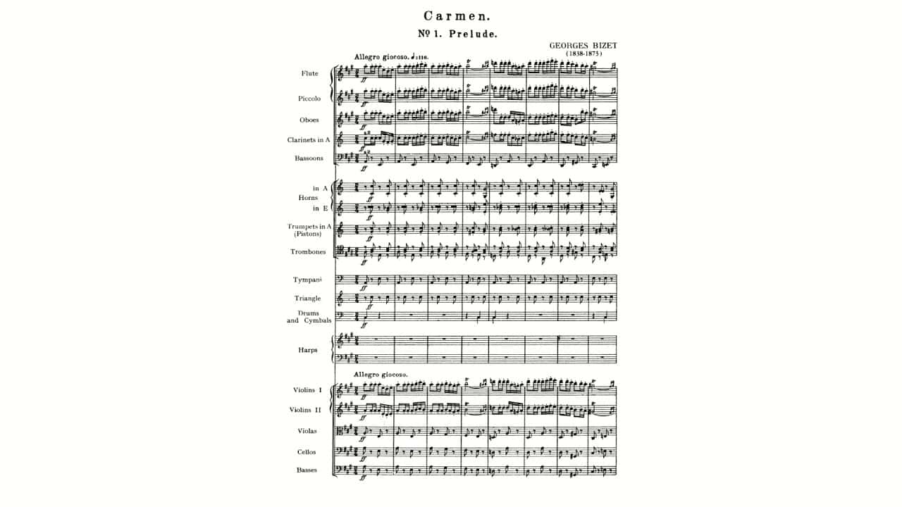 Bizet's Carmen - Complete Opera with Score - Classical Clips