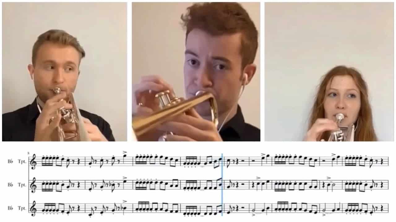 Leroy Anderson - Bugler's Holiday - Trumpet Trio Play-Along - Classical ...