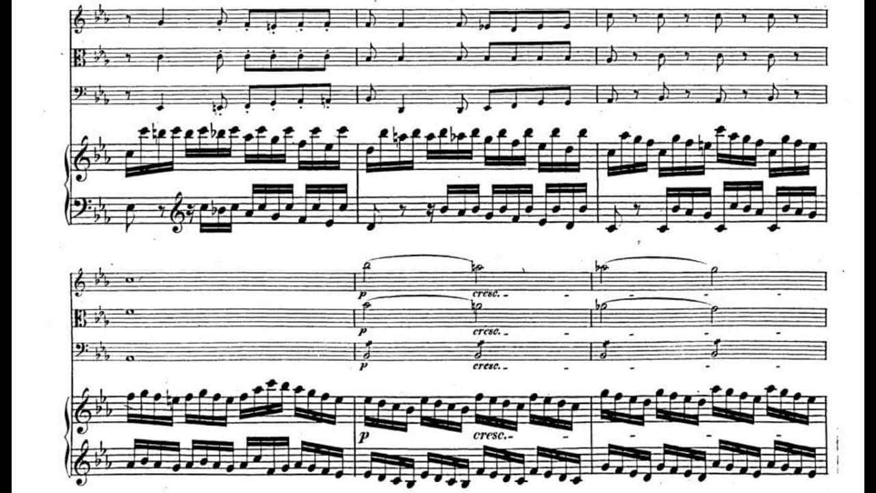 Mendelssohn Piano Quartet No. 1 in C Minor, Op. 1 - Classical Clips