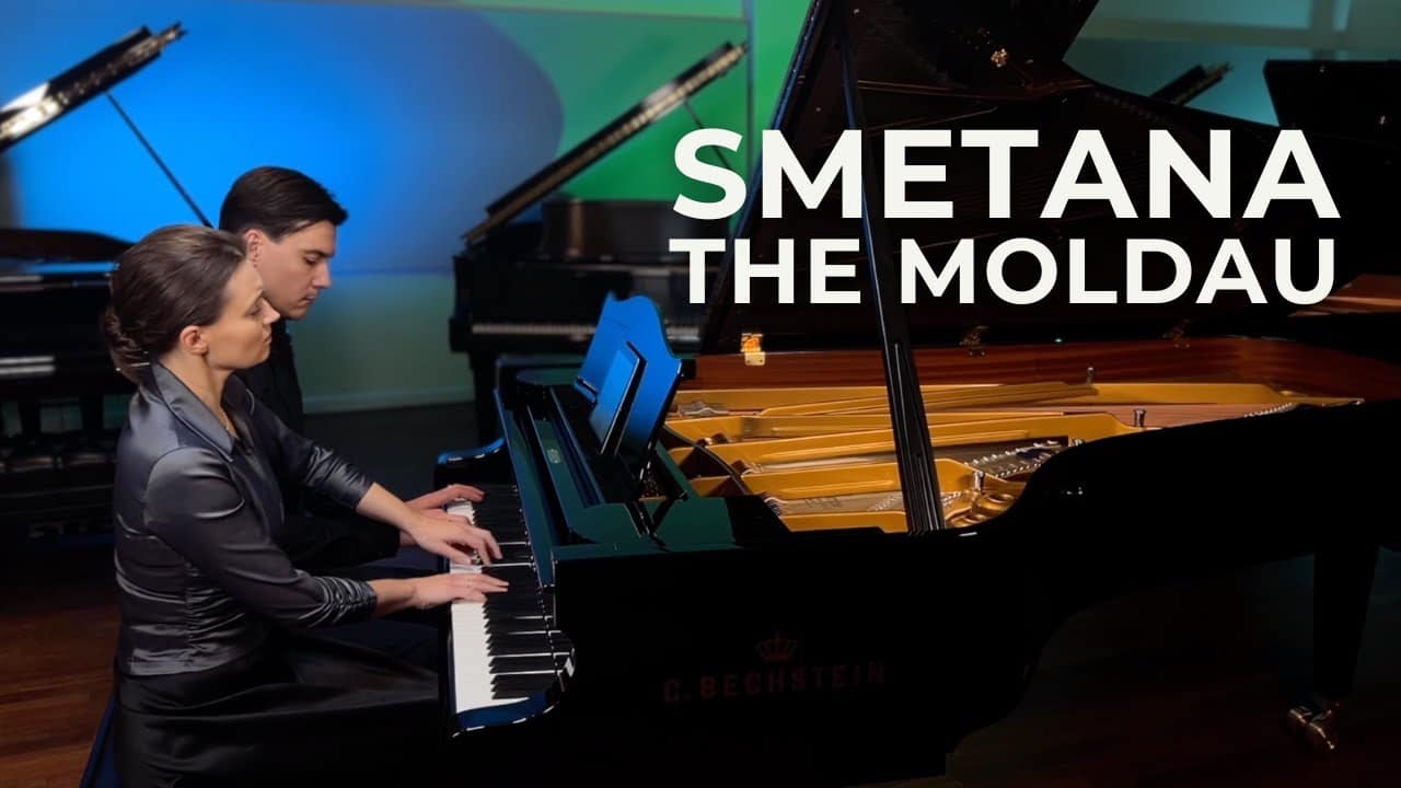 The Moldau by Bedrich Smetana - Performed by Anna & Dmitri Shelest ...