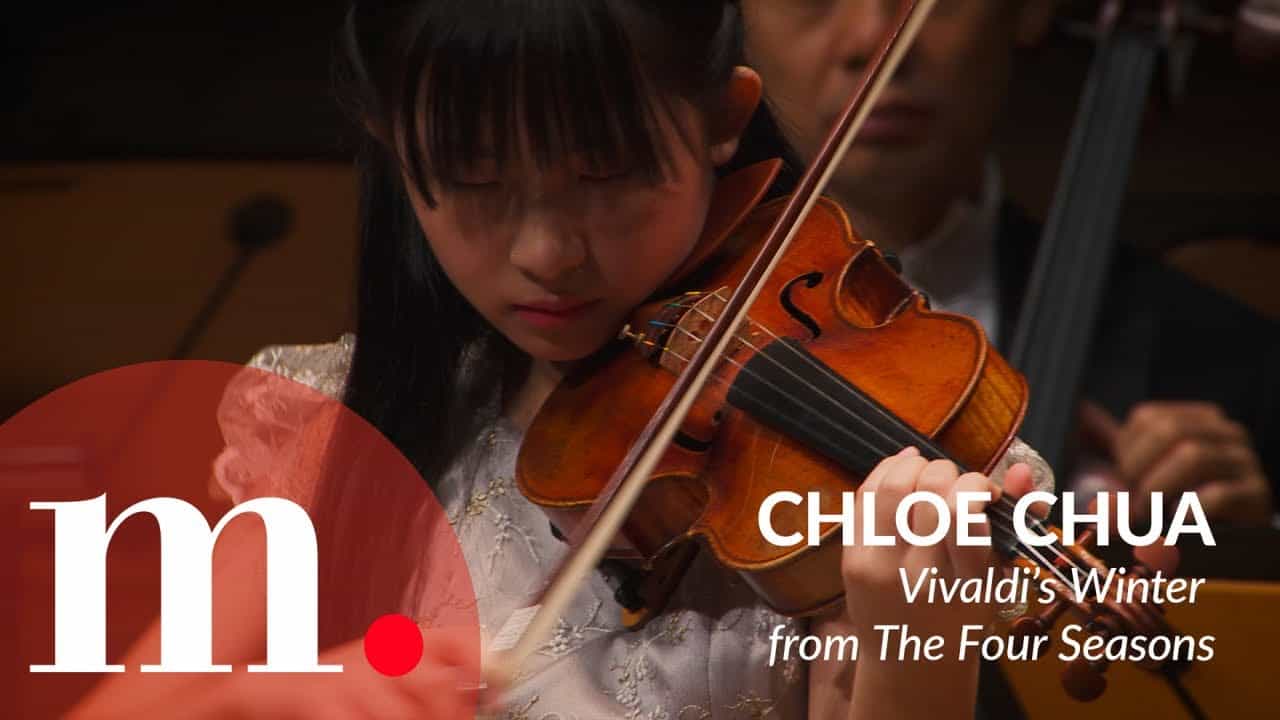 Chloe Chua Performs First Movement from Vivaldi's Winter - Classical Clips
